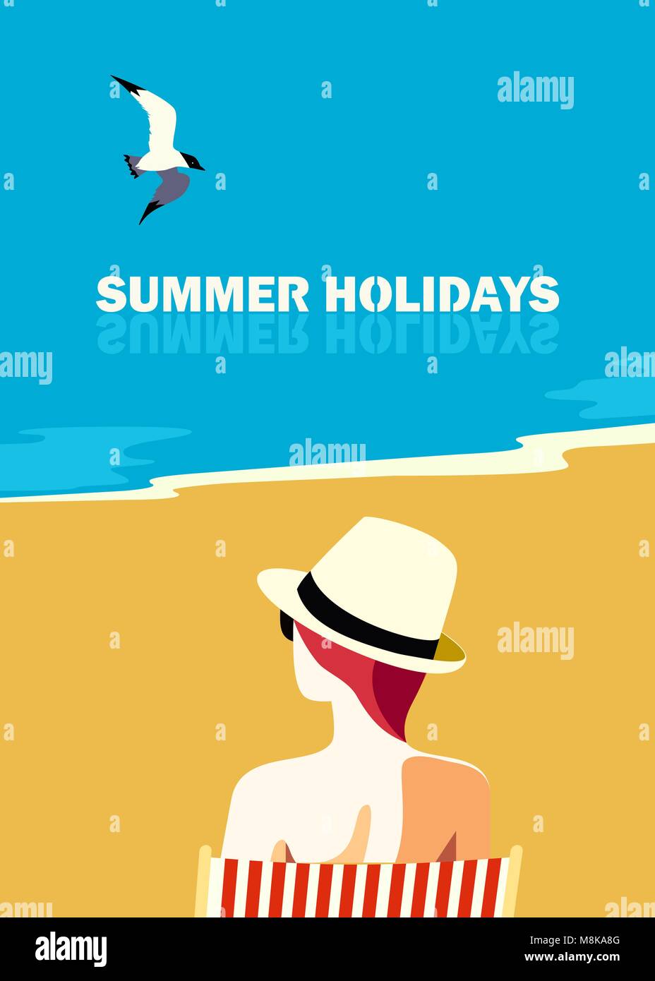 Caribbean island holidays Stock Vector Images - Alamy