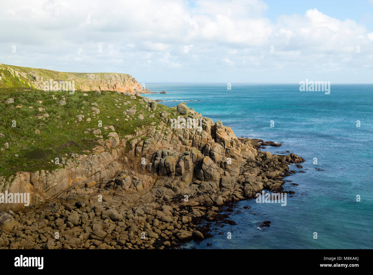 Porthgwarra Coastline in West Cornwall Stock Photo - Alamy