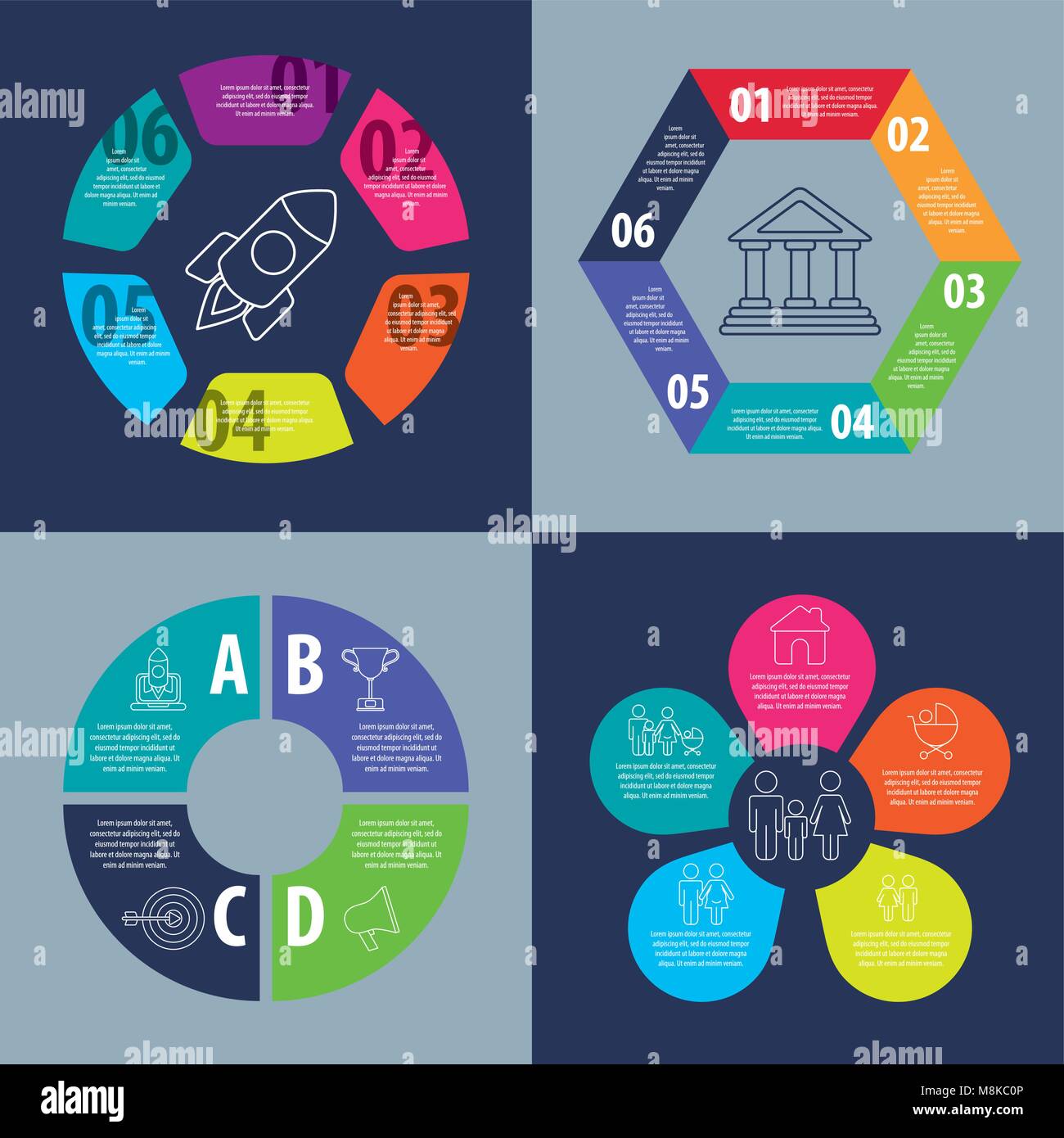 infographics diagrams chart Stock Vector Image & Art - Alamy