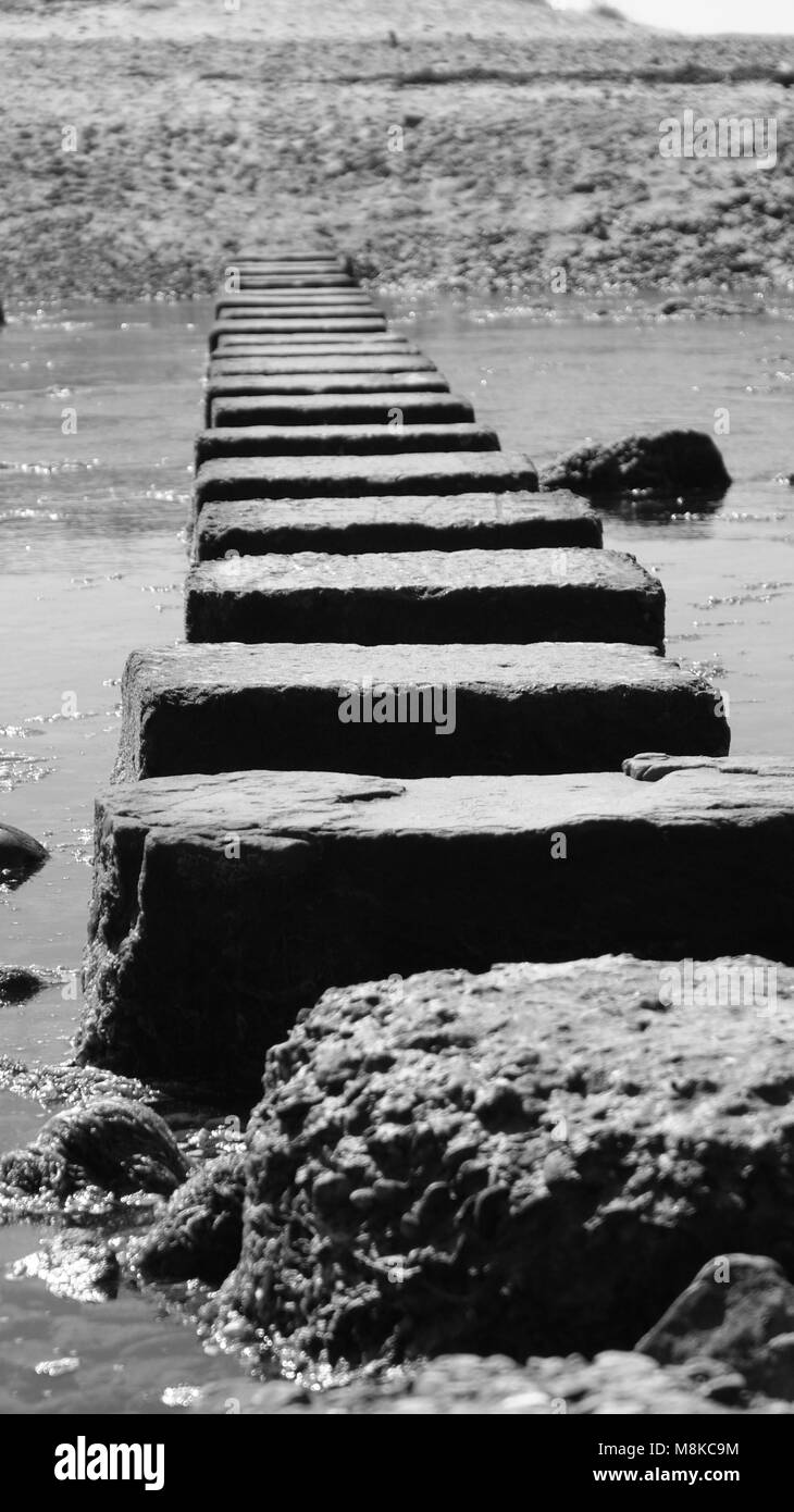 Stepping Stones Clipart Black And White