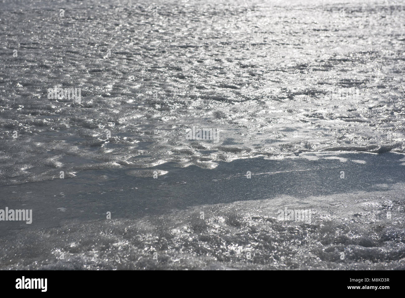 Reflection on ice Stock Photo - Alamy