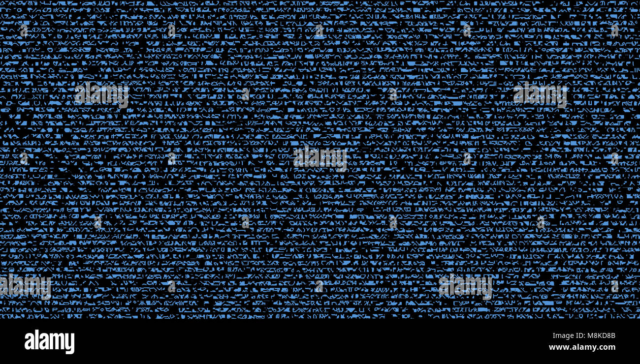 Blue Ancient Inscriptions Abstract Background Textures Stock Photo - Alamy