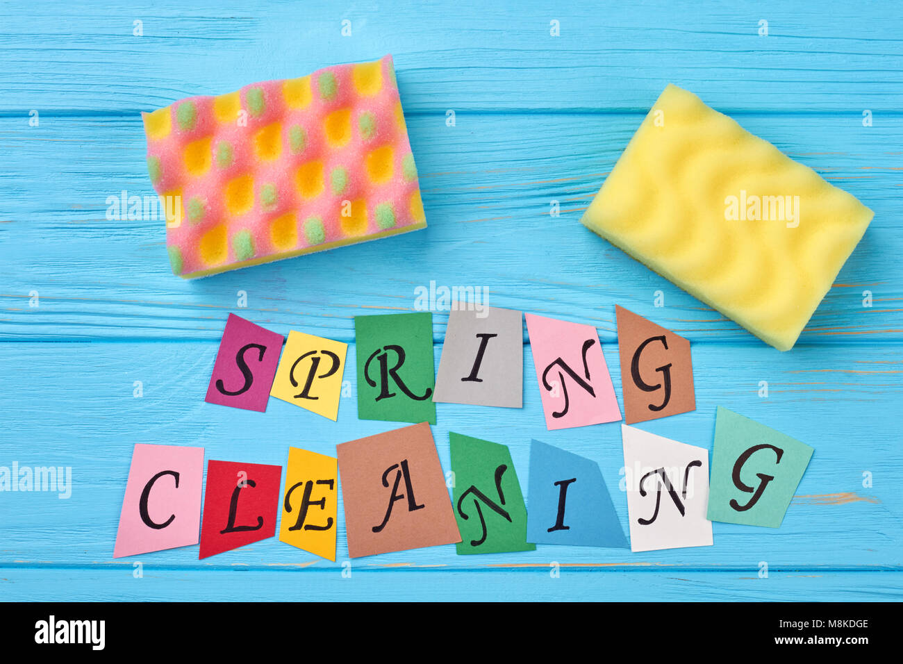 Colorful home work letters hi-res stock photography and images - Alamy