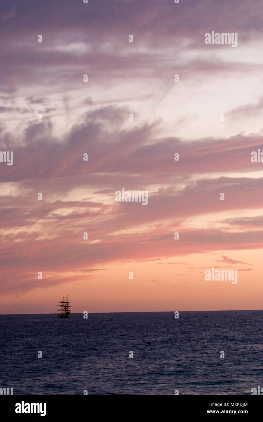 Sunset in Cabo San Lucas Stock Photo - Alamy