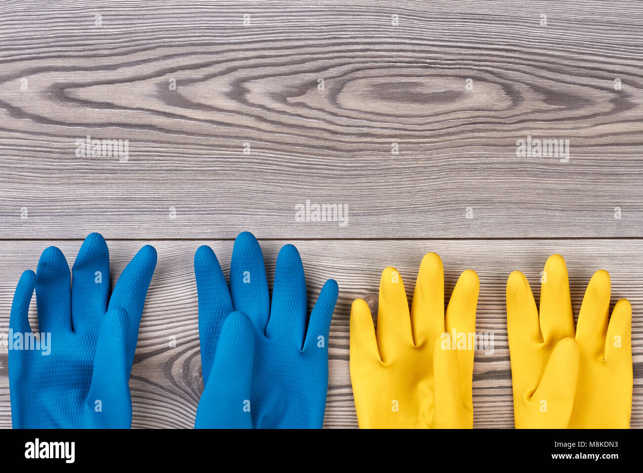 House cleaning protective gloves Stock Photo - Alamy