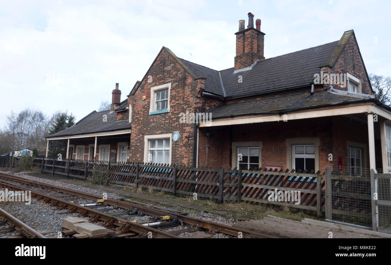 Former station building at Howden Railway Station, (now a residence ...