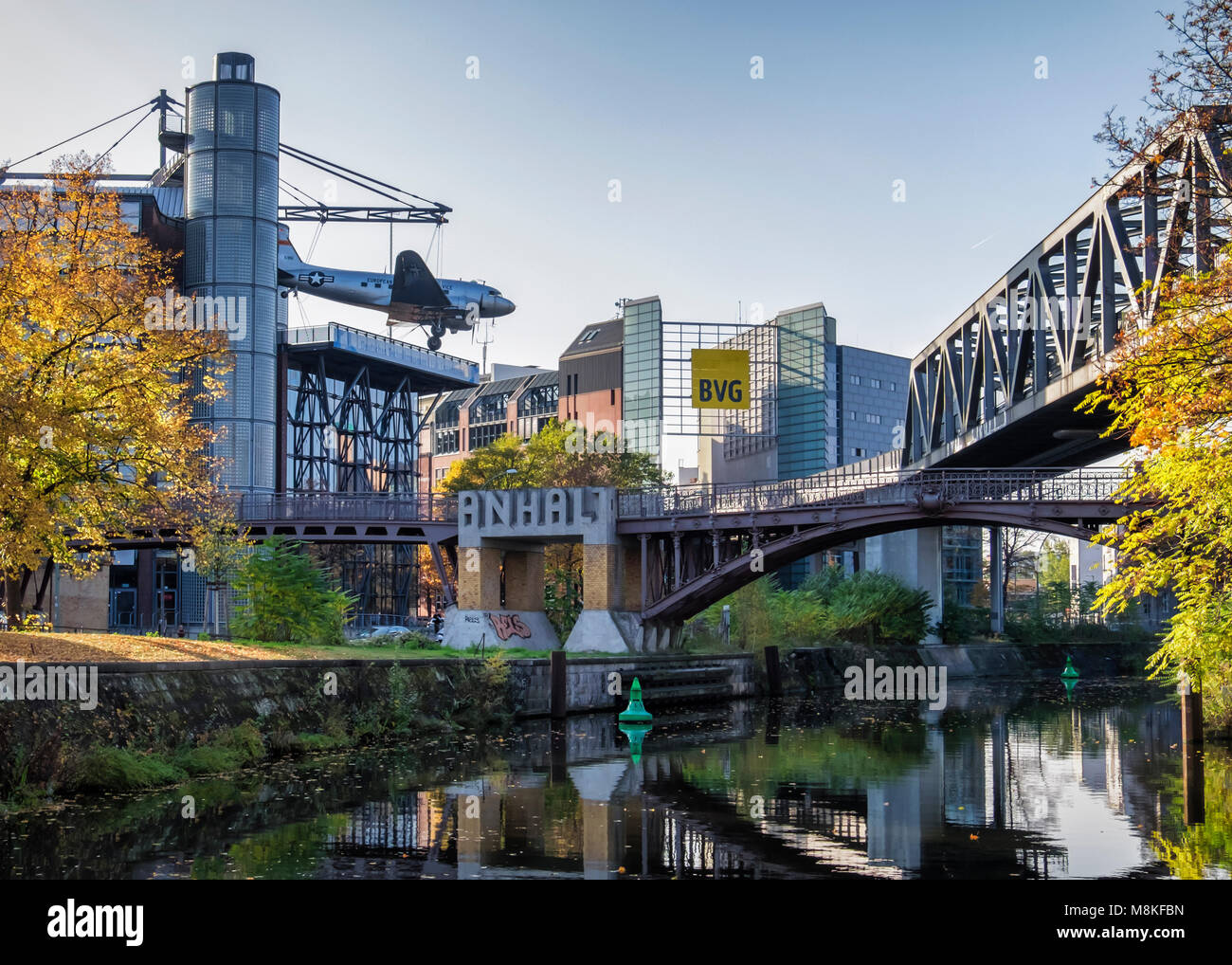 Berlin BVG modern building & Deutsches Technikmuseum Museum of science ...