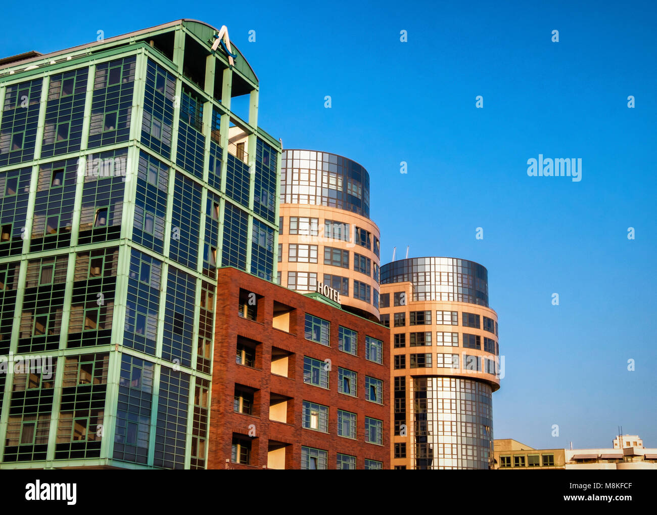 Modern riverside buildings hi-res stock photography and images - Alamy