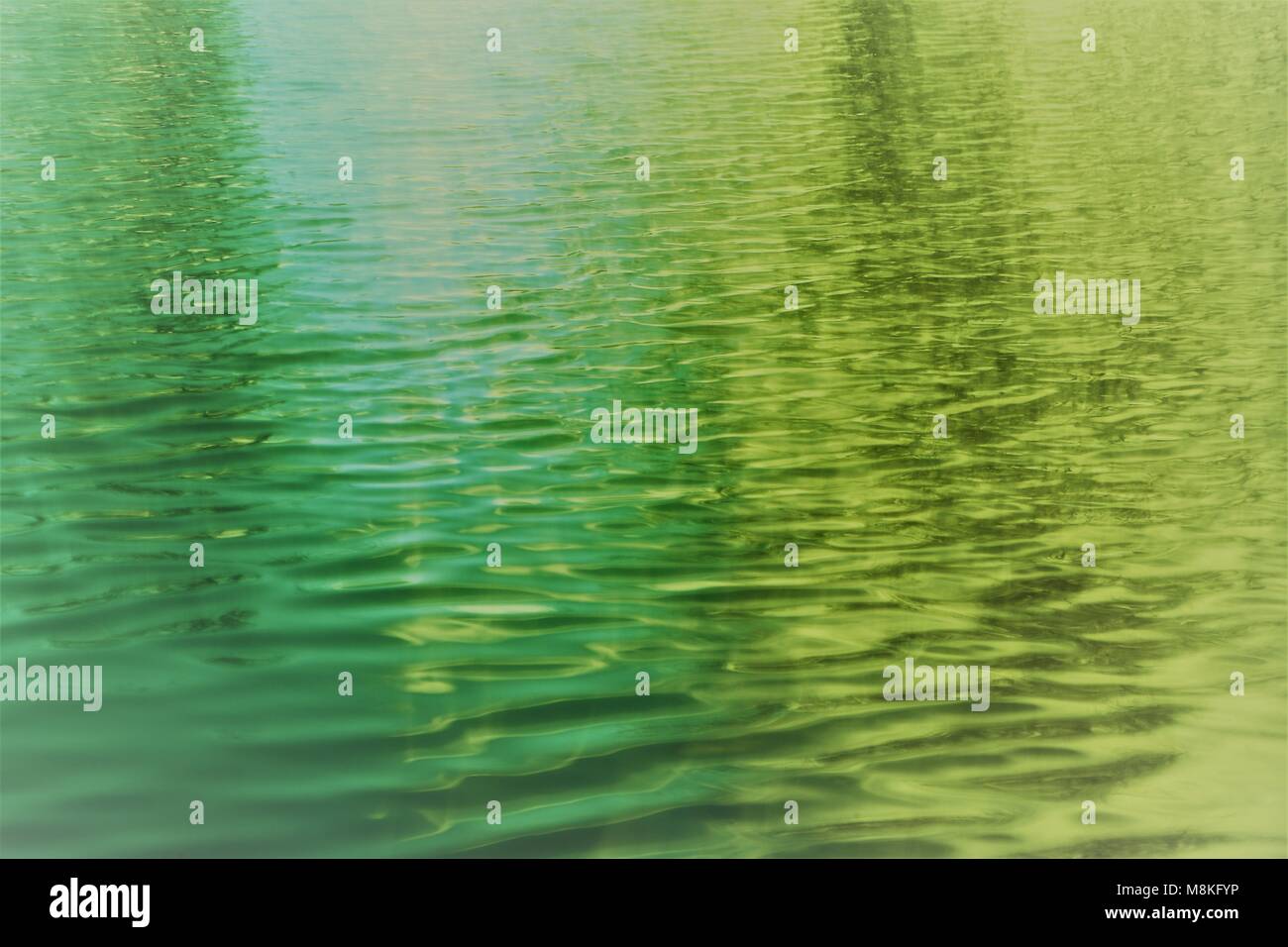 Abstract patterns in reflections on river, abstract water flow ...