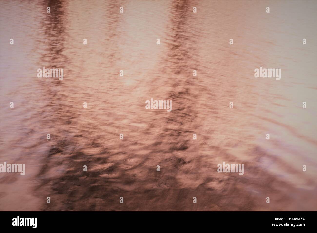 Abstract patterns in reflections on river, abstract water flow ...
