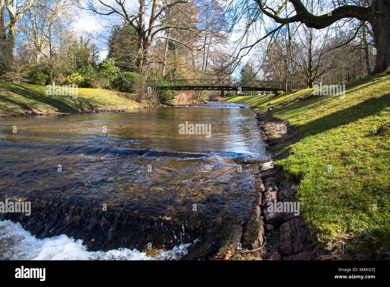 Beautiful park in Baden-Baden in early spring Stock Photo - Alamy
