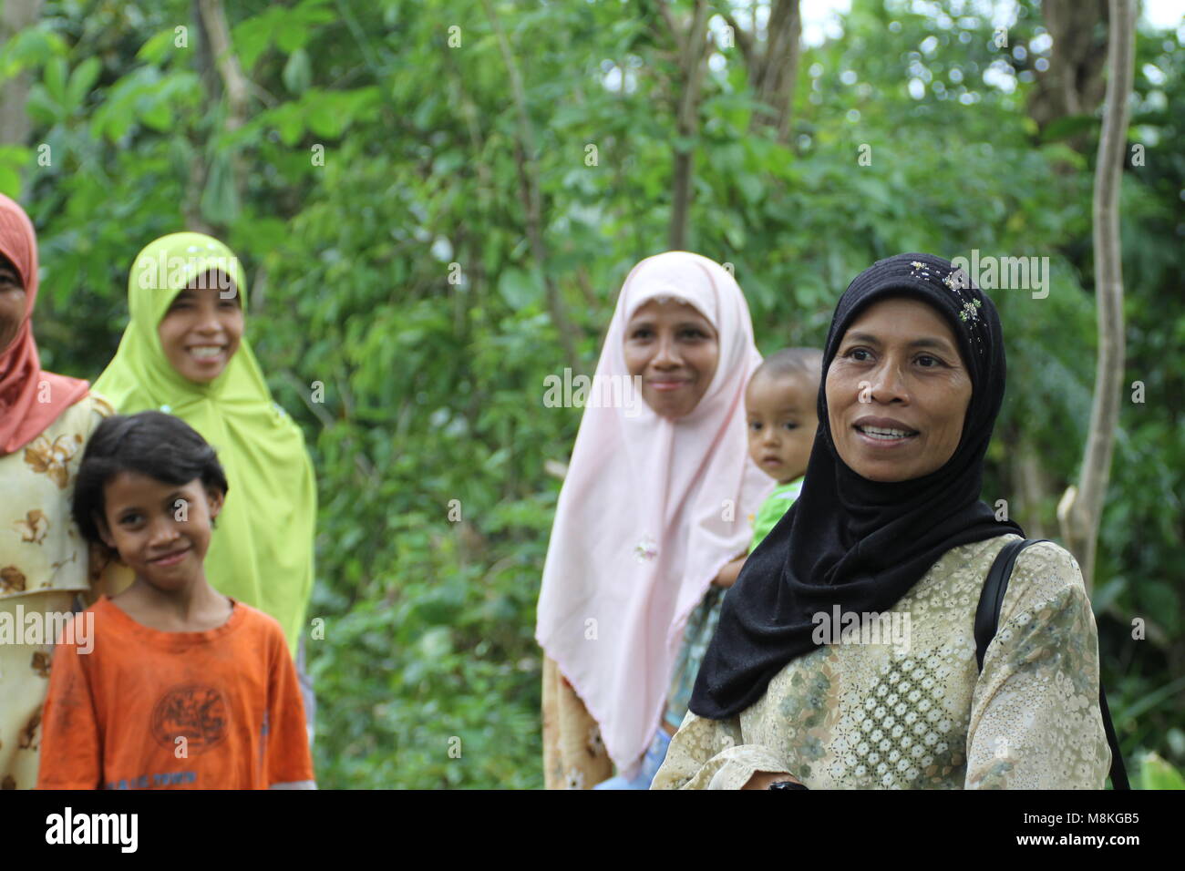 Friendly muslim women on the street Stock Photo - Alamy
