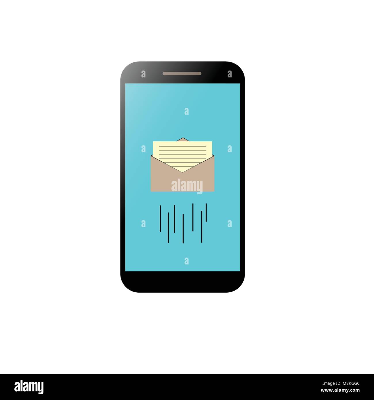 Email screen Stock Vector Images - Alamy