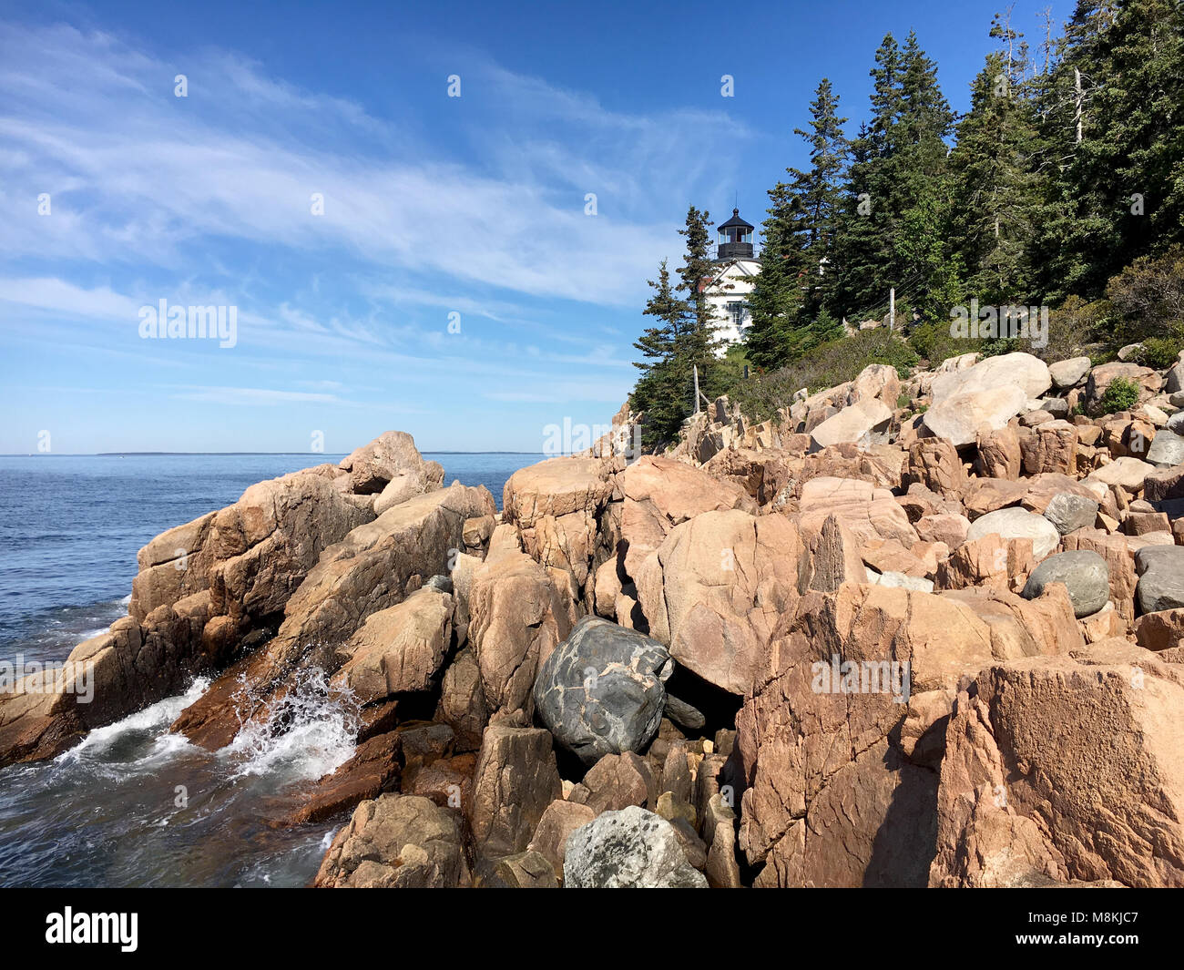 Bar Harbor in the Acadia National Park Stock Photo - Alamy