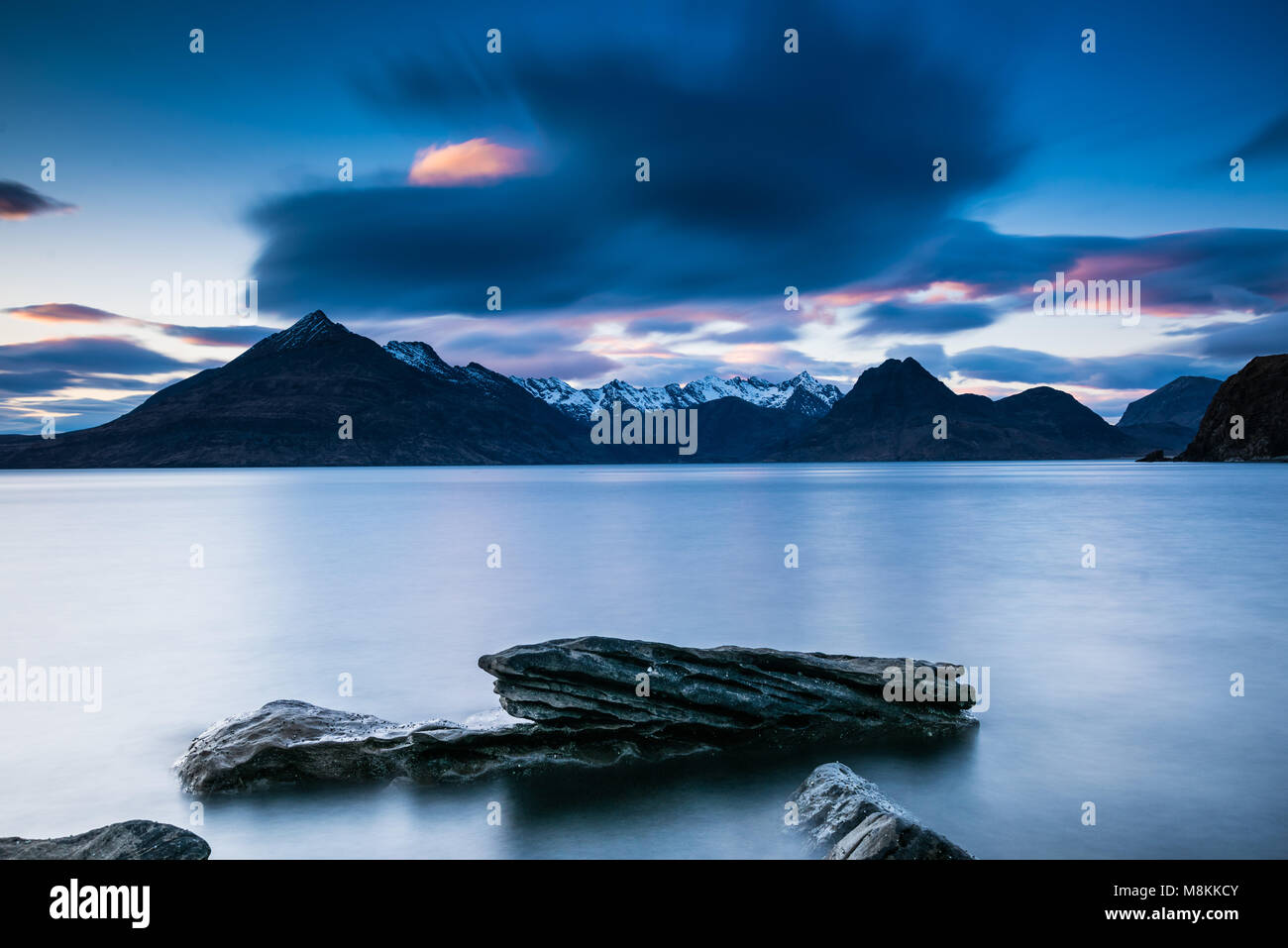 Isle of Skye - Sunset from Elgol Stock Photo - Alamy