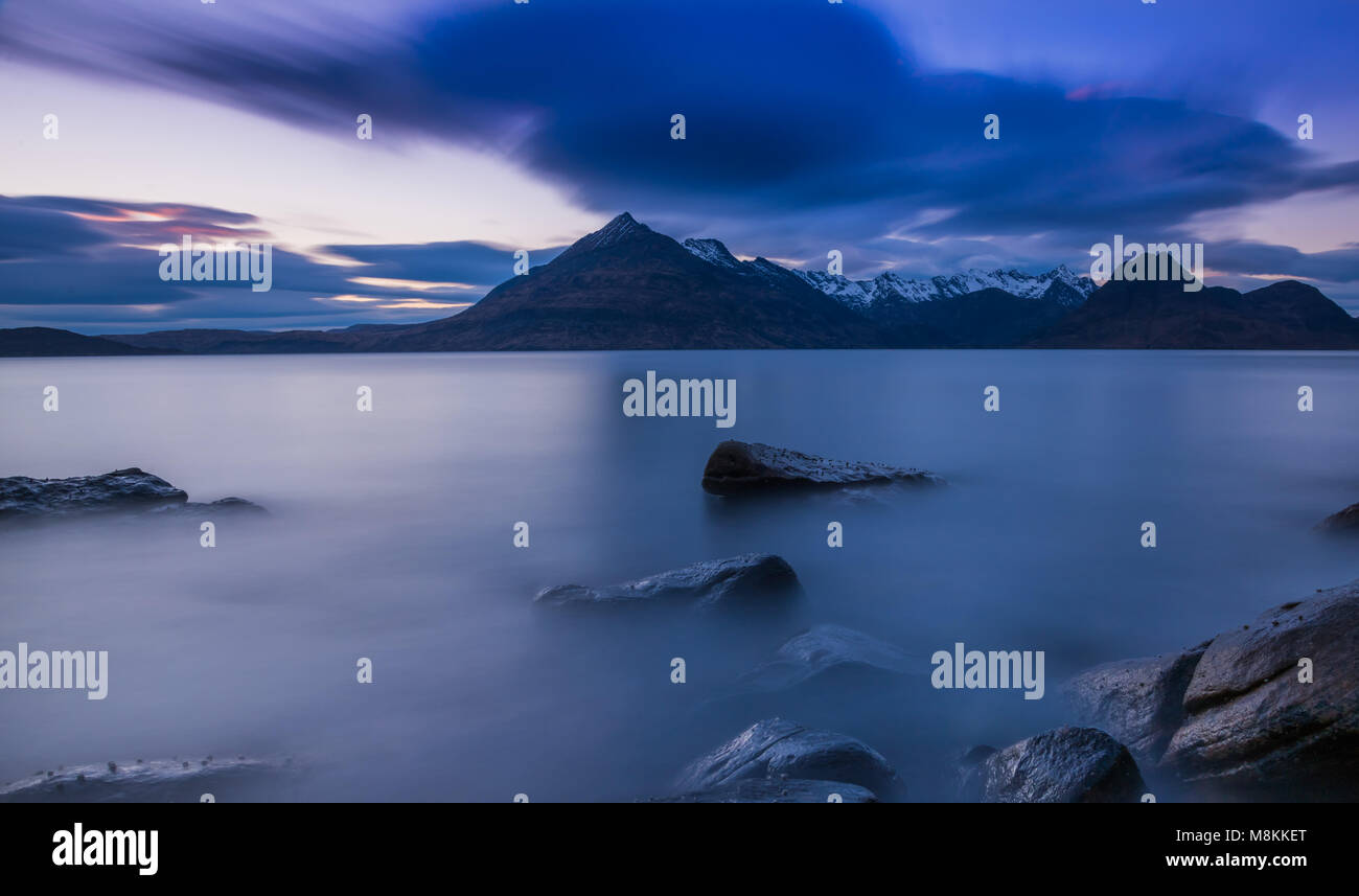 Isle of Skye - Sunset from Elgol Stock Photo - Alamy