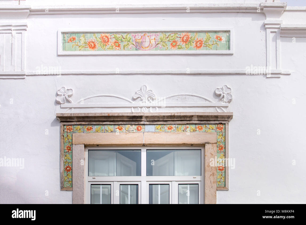 Typical windows of Portuguese architecture in buildings Stock Photo - Alamy