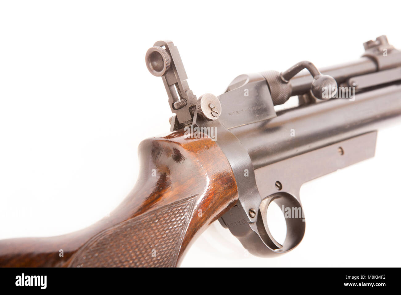 A Webley & Scott Mk11 Service air rifle with a .25 barrel. They ...