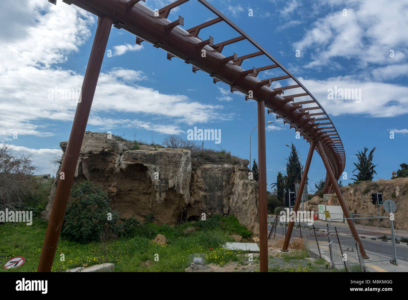 Single rail elevated railway hi-res stock photography and images - Alamy