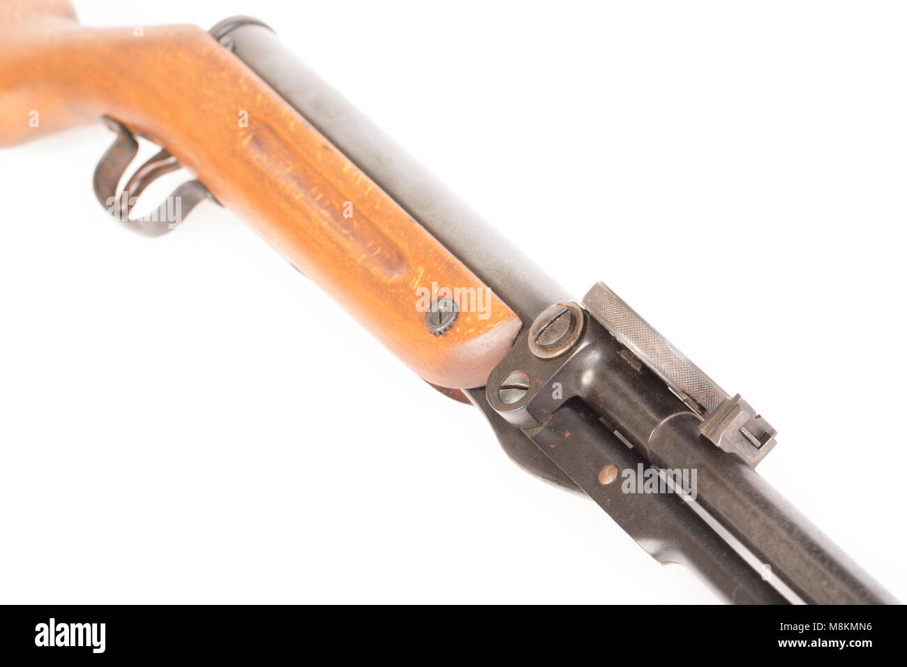 A .177 German Haenel Model 5 Junior repeater air rifle showing right ...