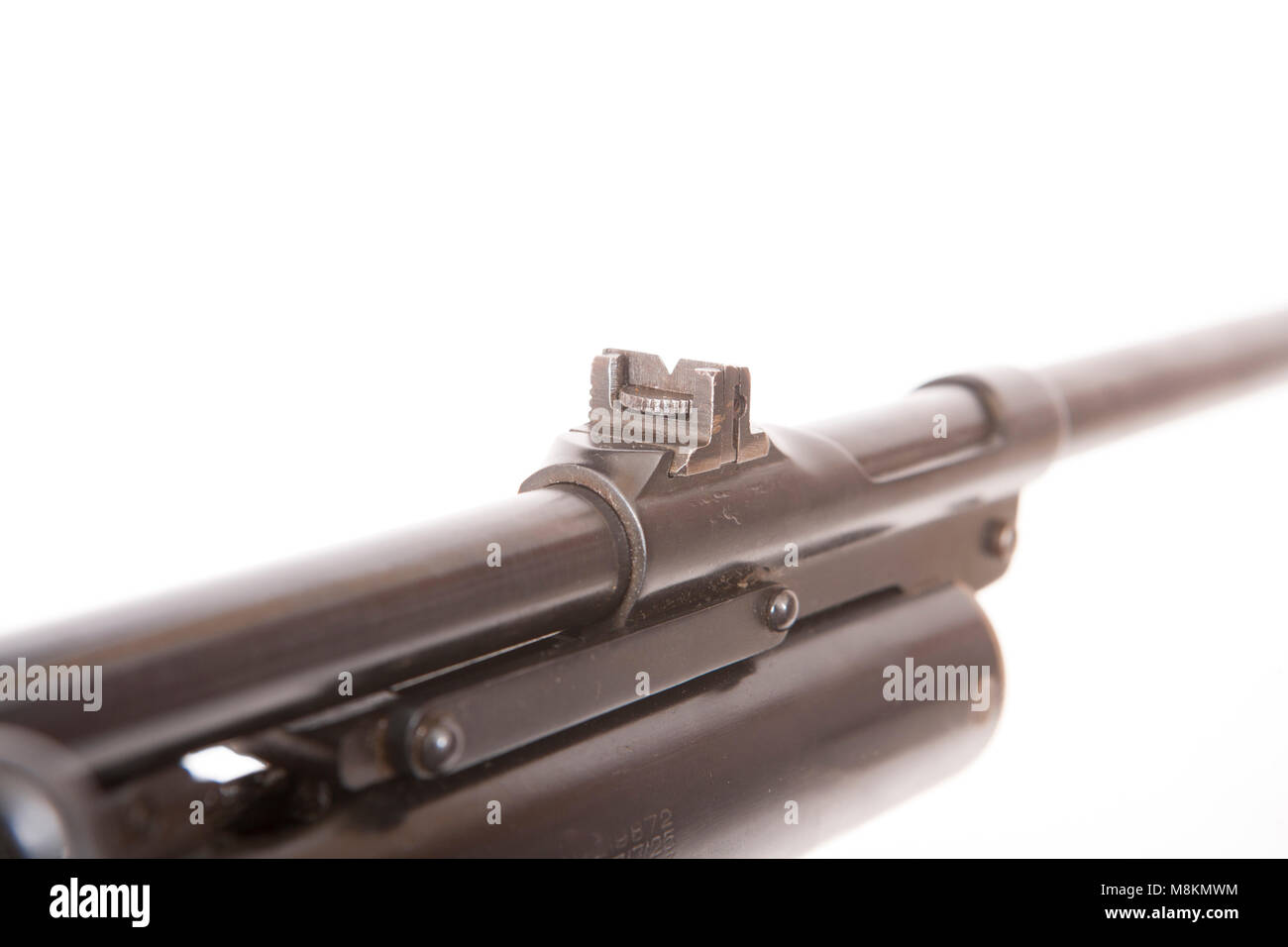 A Webley & Scott Mk11 Service air rifle with a .25 barrel. They ...