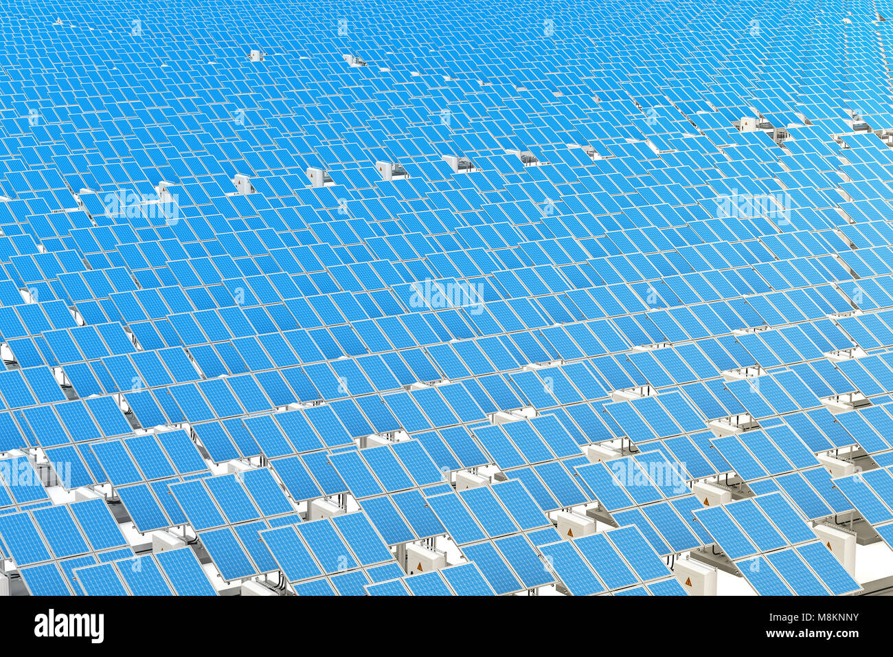Solar Panels background, 3D rendering Stock Photo - Alamy