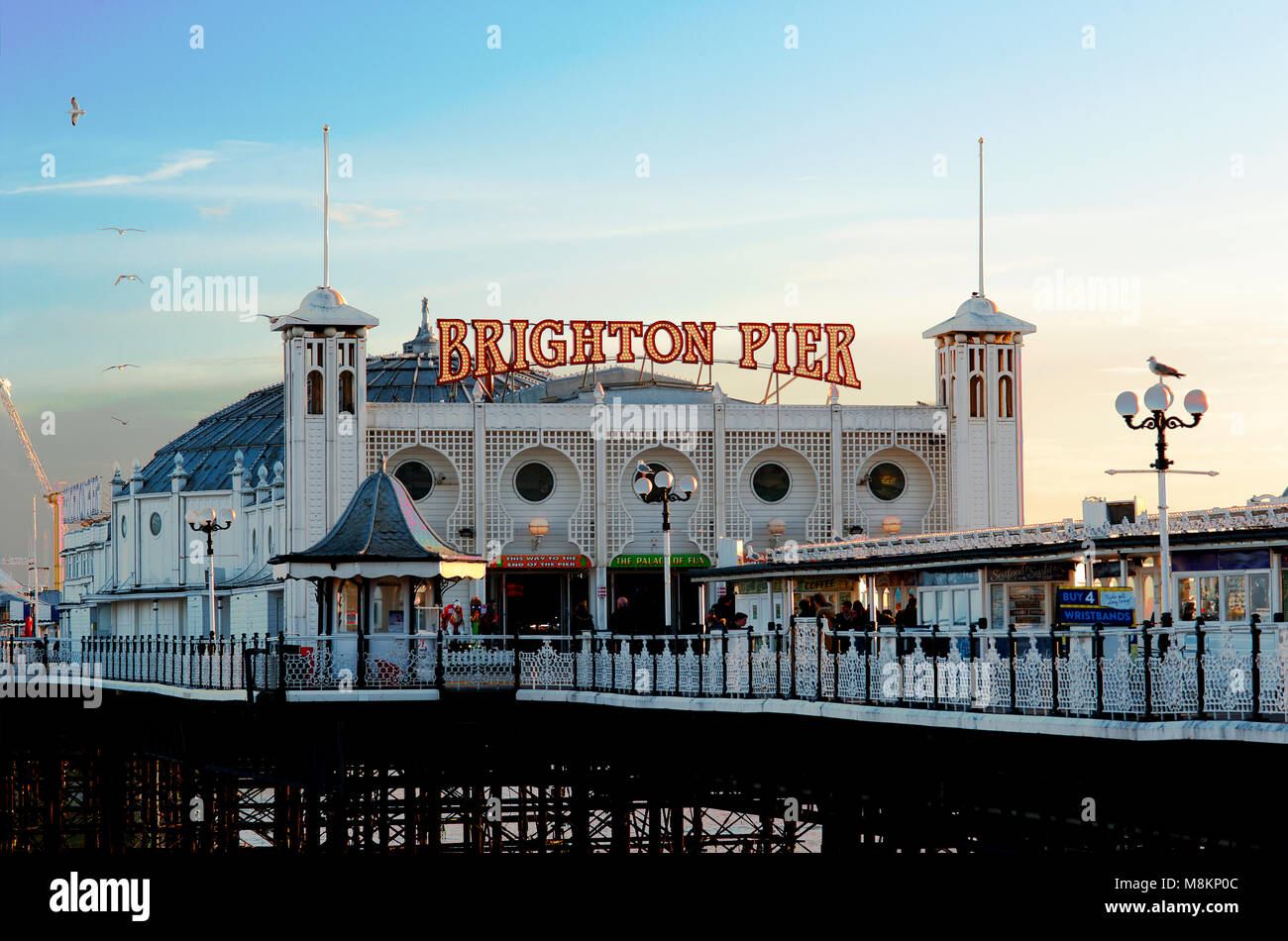 Brighton Pier, Brighton and Hove, UK, 2018.The Brighton Pier, also ...