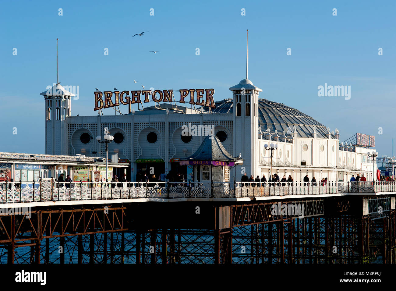 Brighton Pier, Brighton and Hove, UK, 2018.The Brighton Pier, also ...