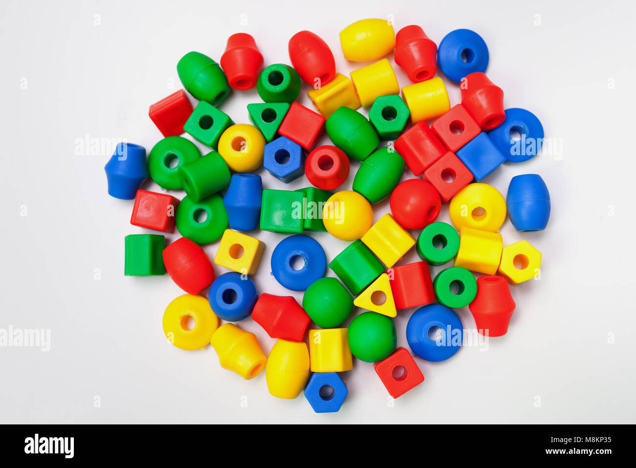 small plastic details of children's mosaic Stock Photo - Alamy