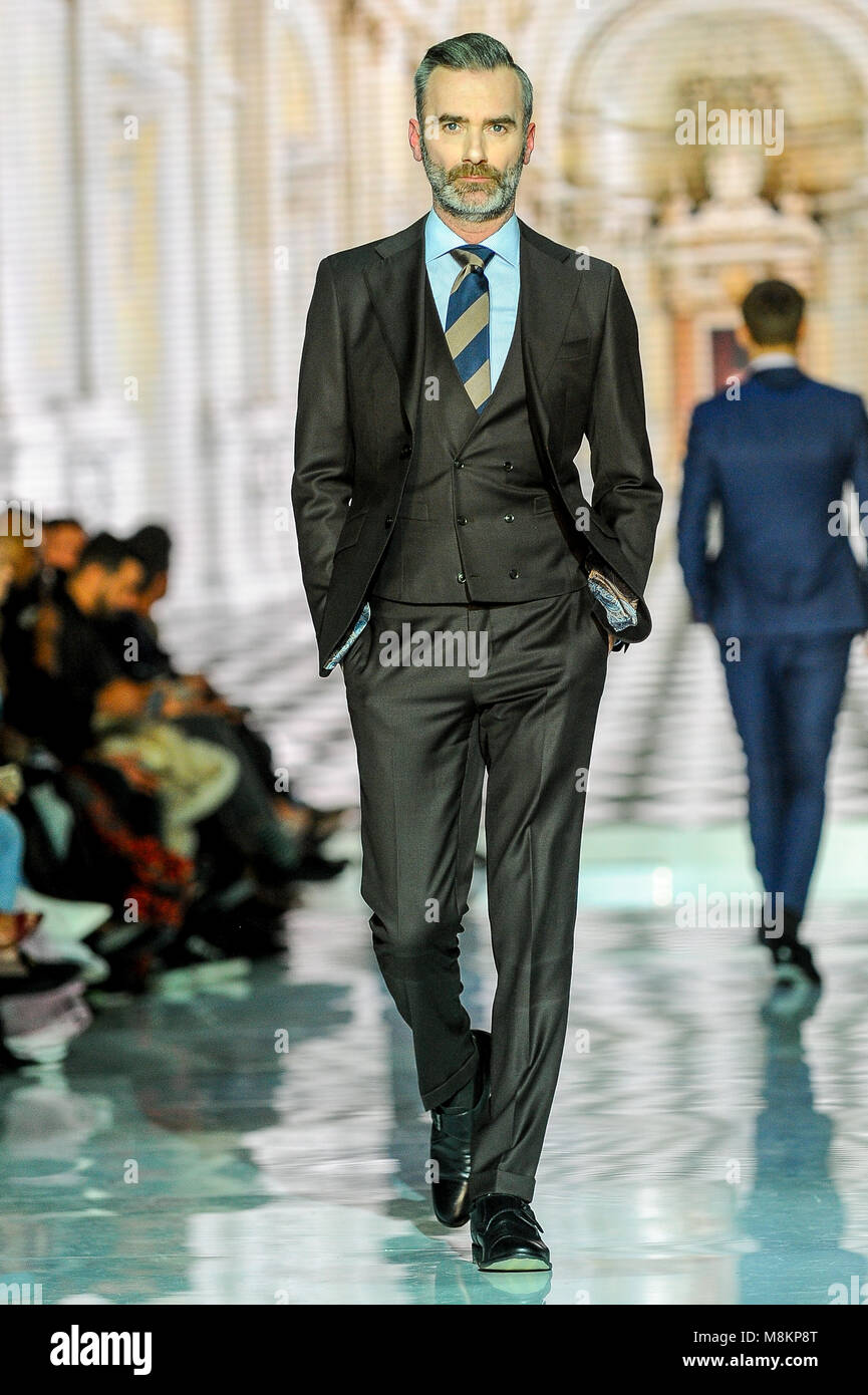 Fashion models represent new Fall/Winter 2018 ZANE BARLAS collection ...