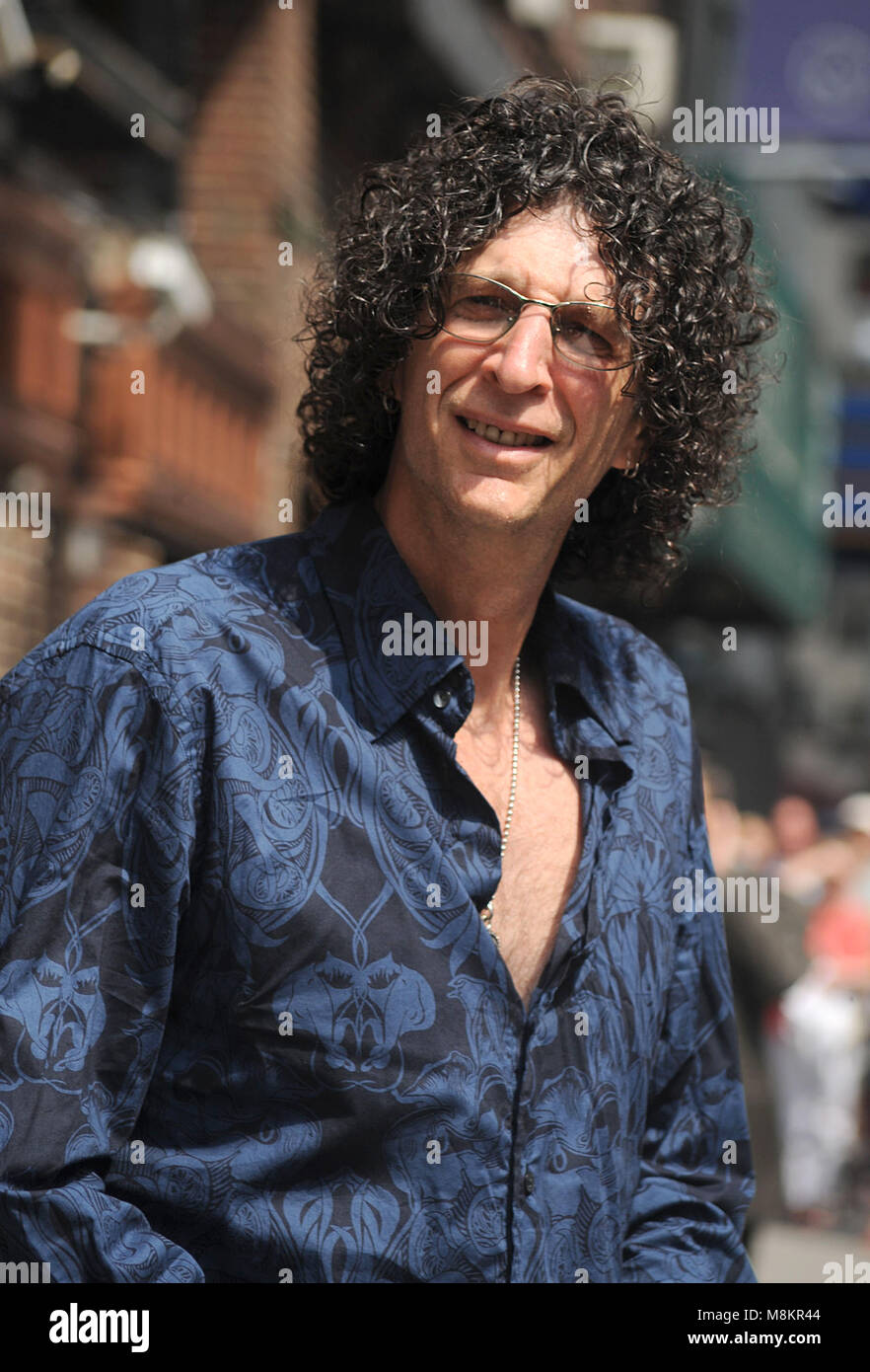 Howard Stern at the Ed Sullivan Theatre for an appearance on the Late ...