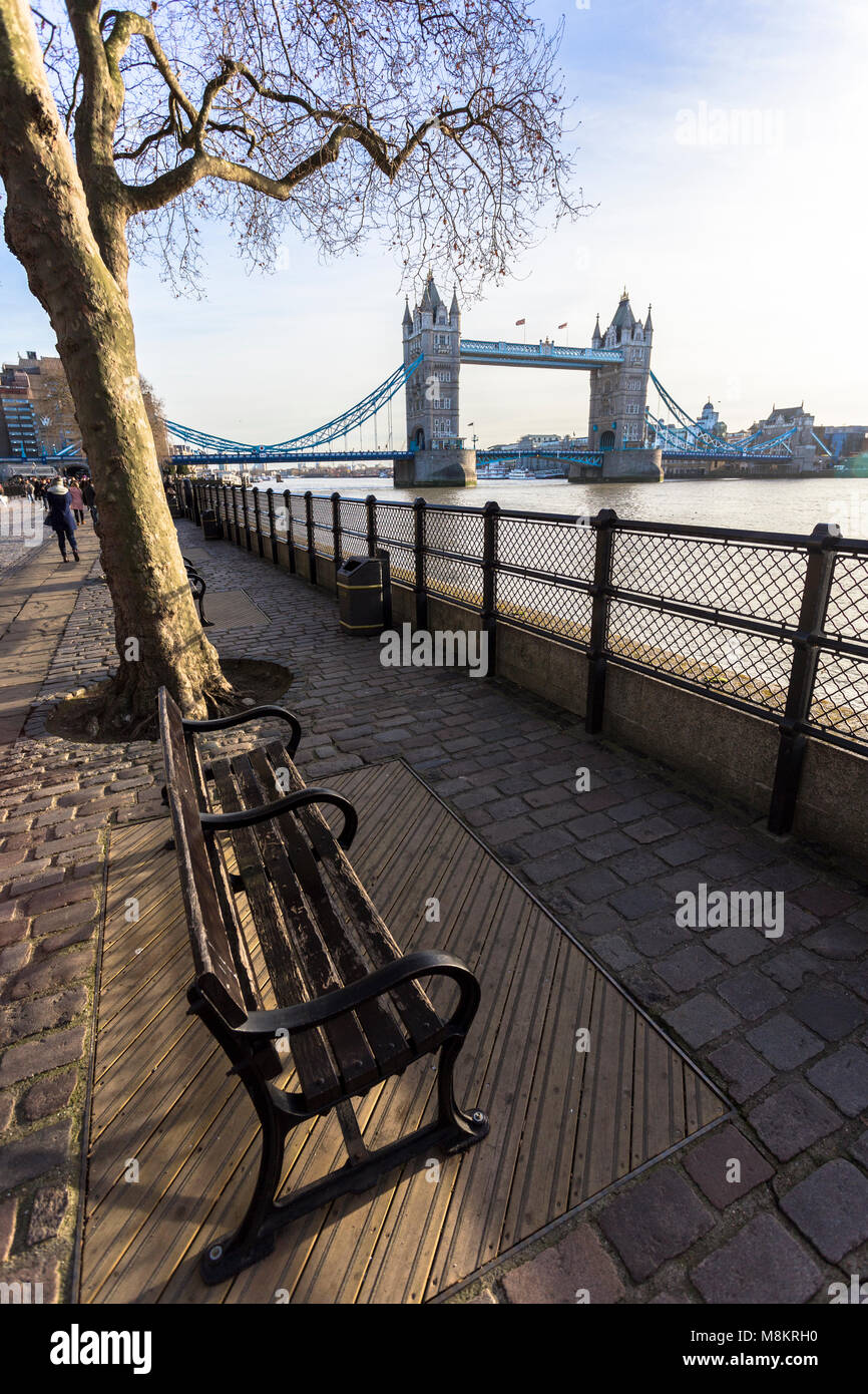 Tower Bridge is a combined bascule and suspension bridge in London ...