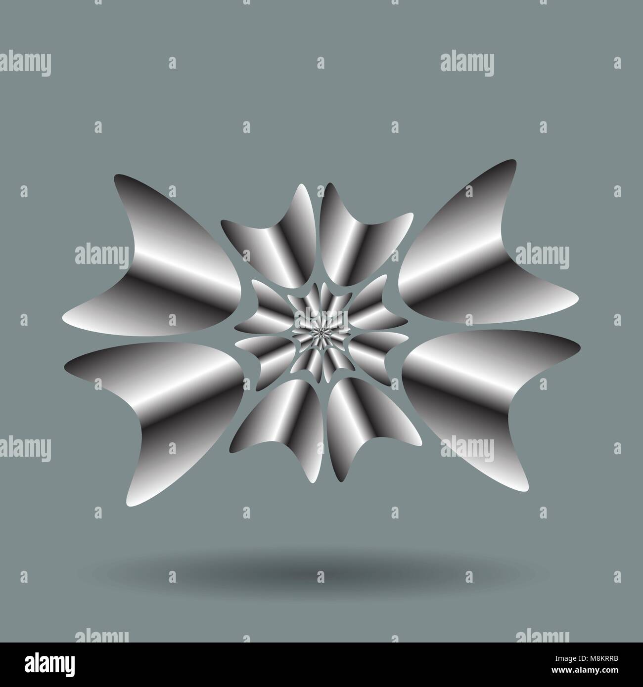 Silver fabric abstract painted Stock Vector Images - Alamy