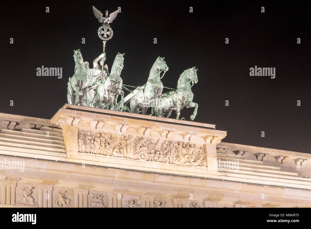 Berlin, the Brandenburg Gate, icon of Berlin and Germany Stock Photo ...