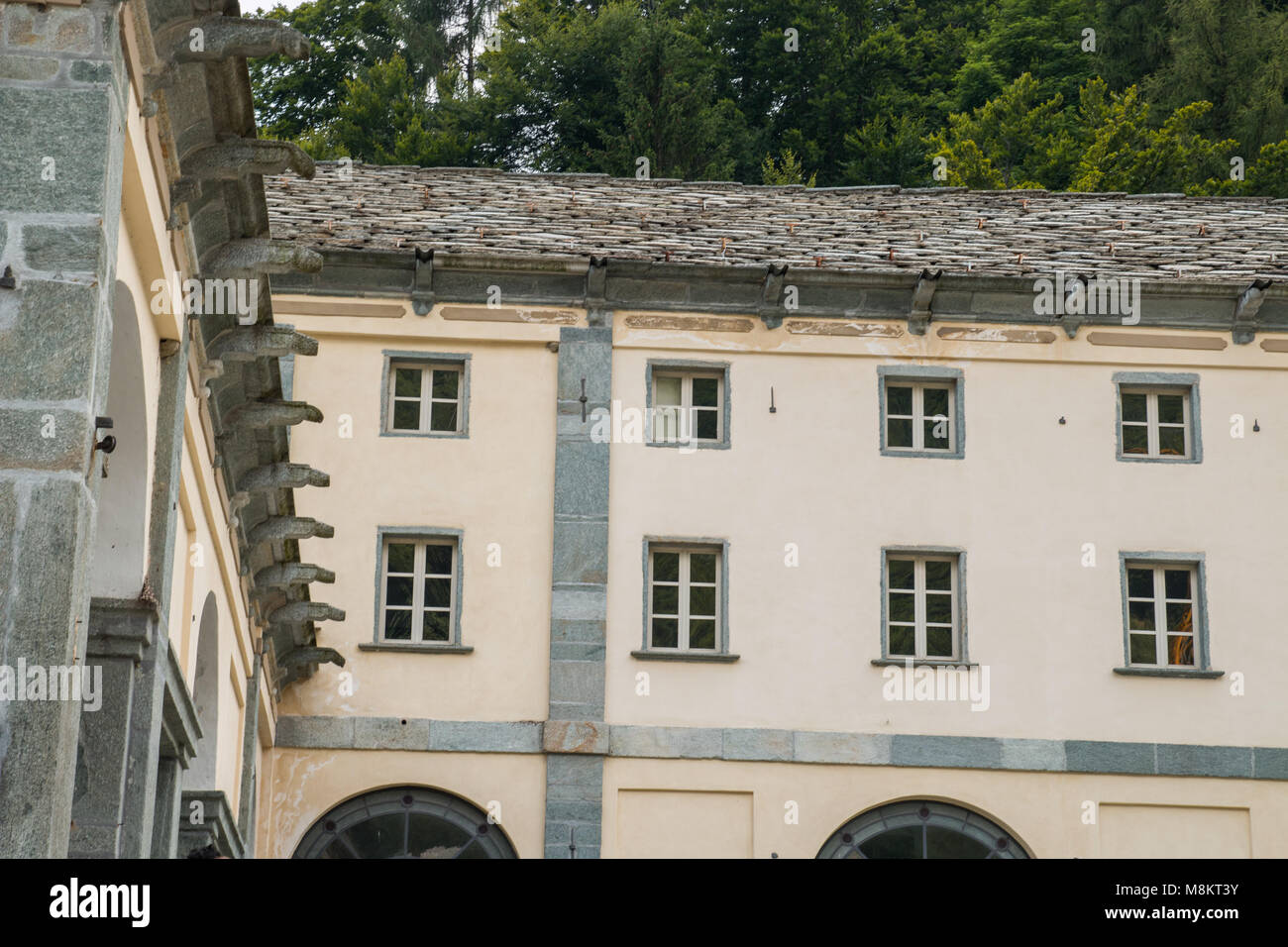 Oropa Sanctuary , Oropa , Biella , Piemonte , Italy Stock Photo - Alamy