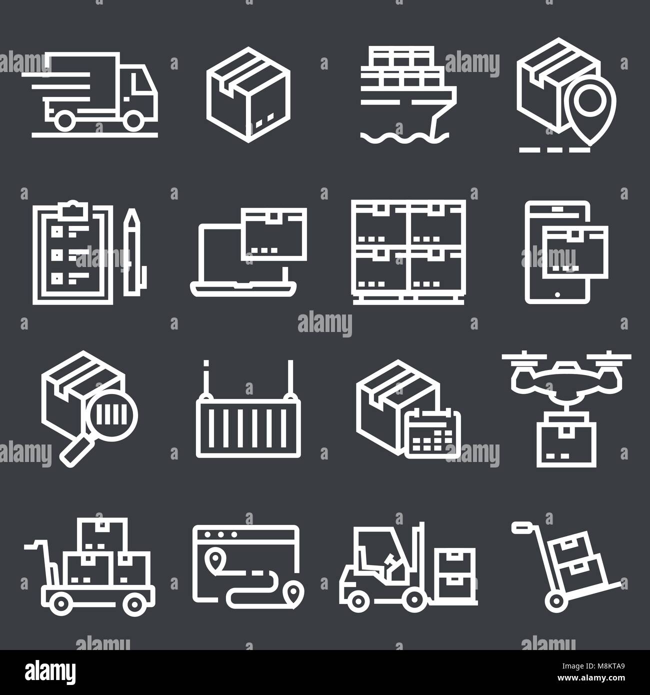 Ship tracking Stock Vector Images - Alamy