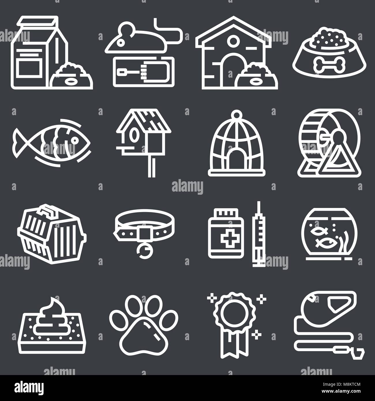 Pets grooming Stock Vector Images - Alamy