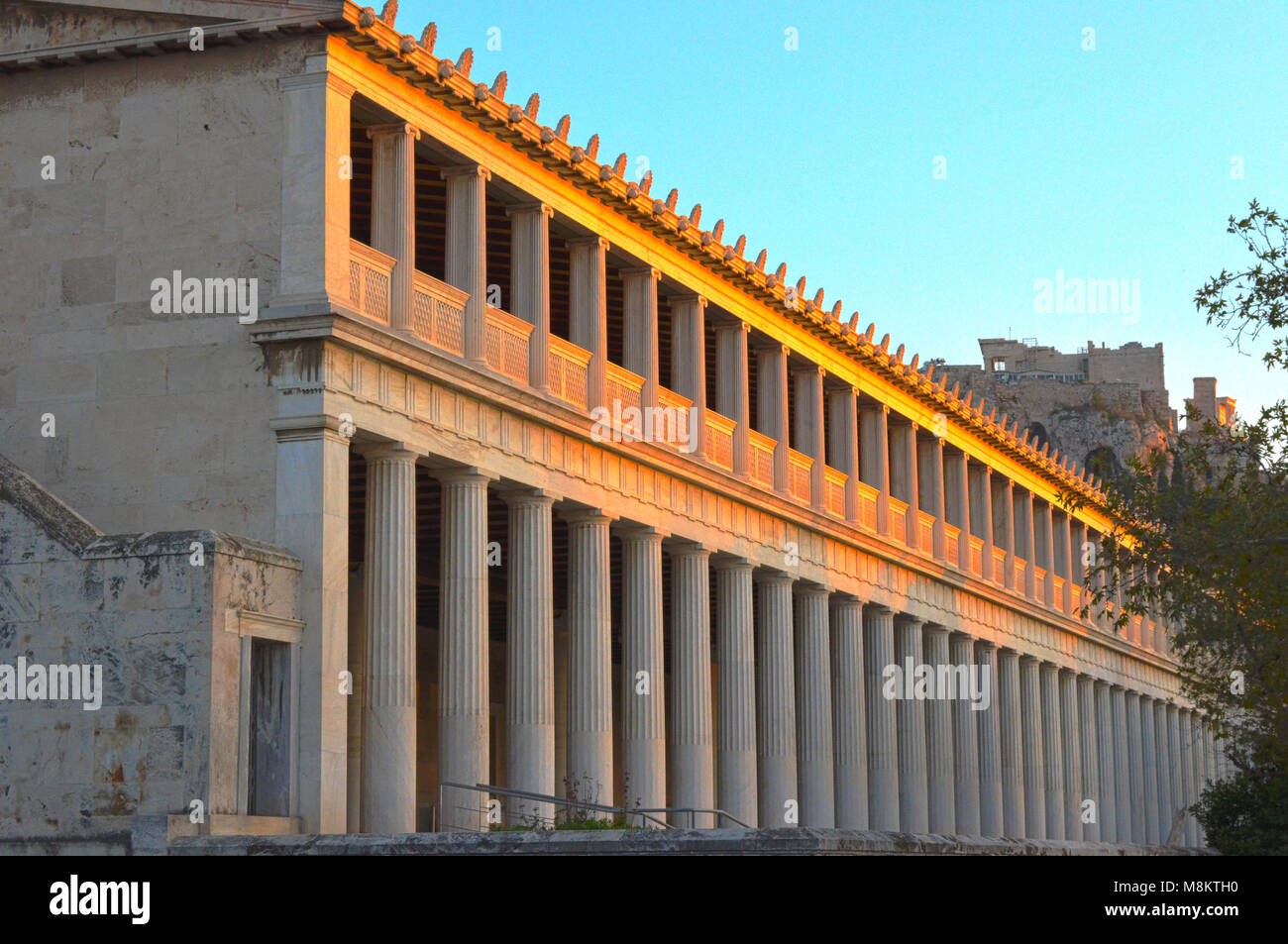 Stoa Of Attalos Stock Photo - Alamy