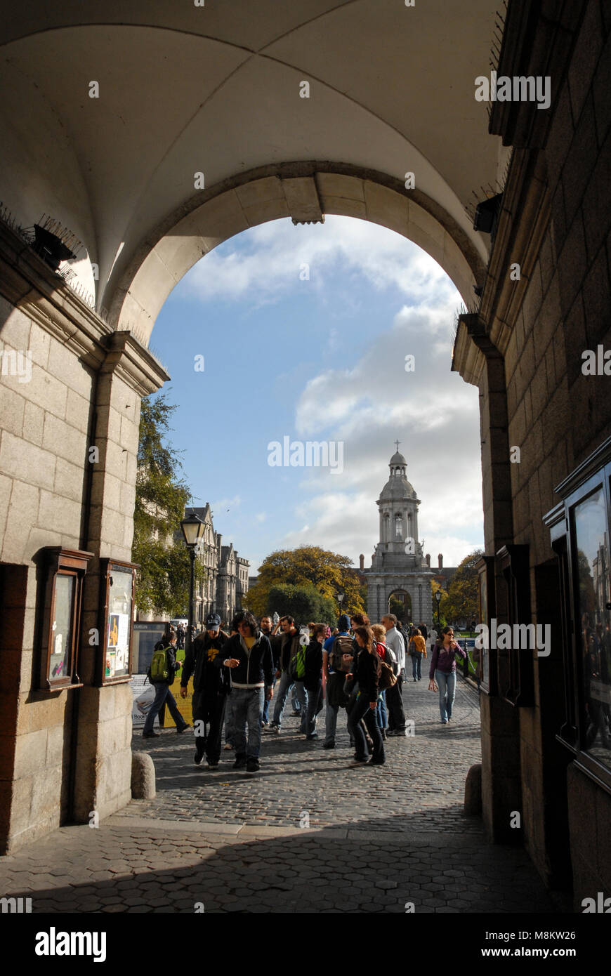 The University of Dublin, Trinity College, founded in 1592, is the ...