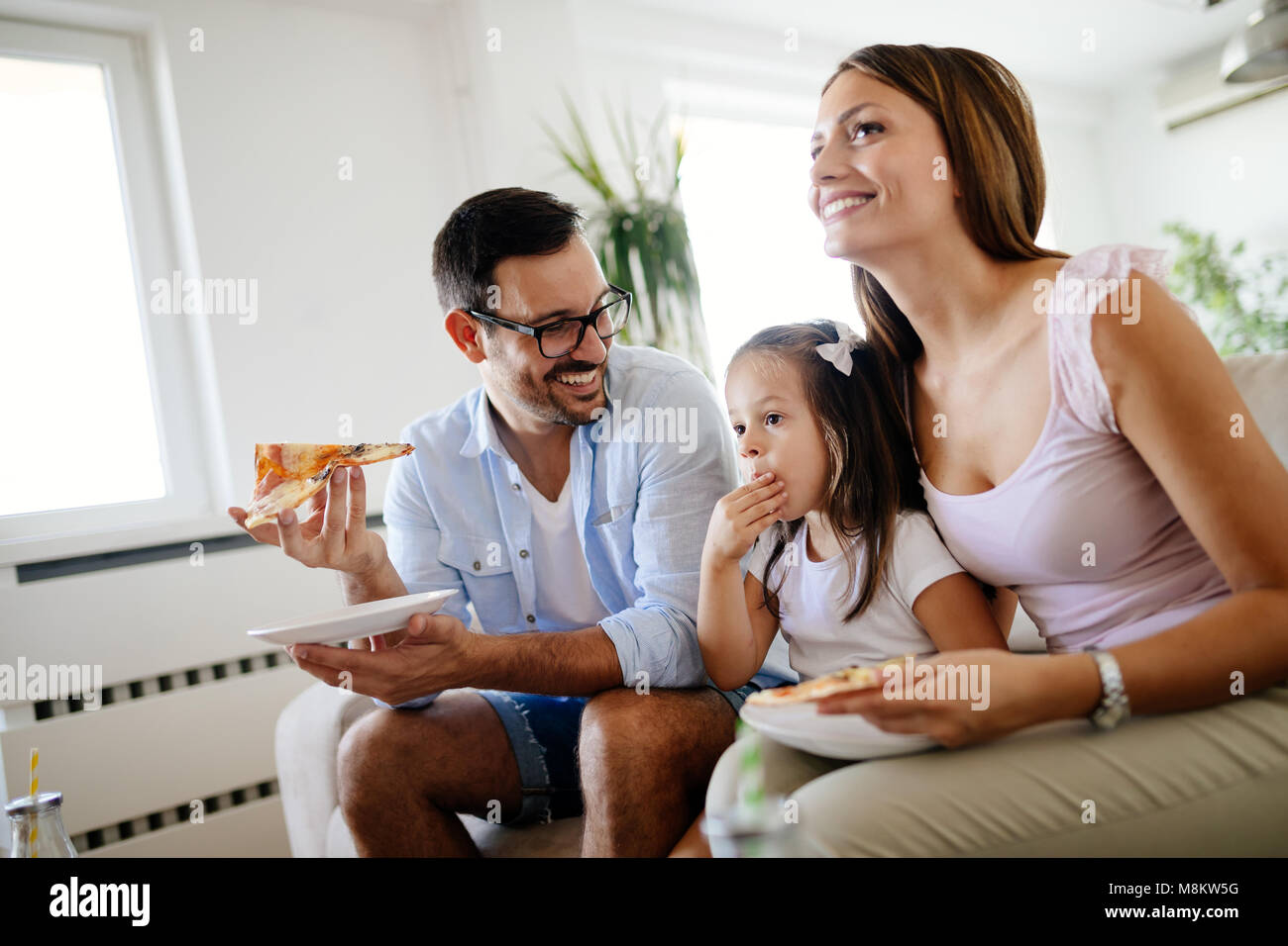 Family child food home hi-res stock photography and images - Alamy