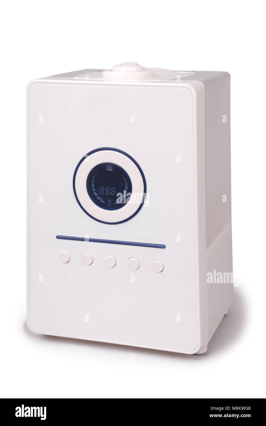 Humidifier device for humidifying the air smoke electric. Isolated on ...