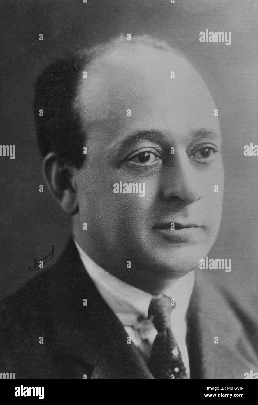 Portrait of Louis Magnus ( 1881 - 1950 ) - photography by Henri Manuel ...