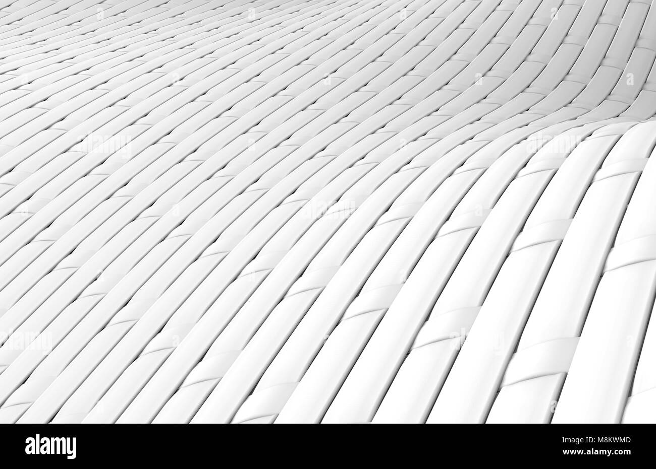 Blank fiber surface, interlaced structure pattern in 3d render, satin ...