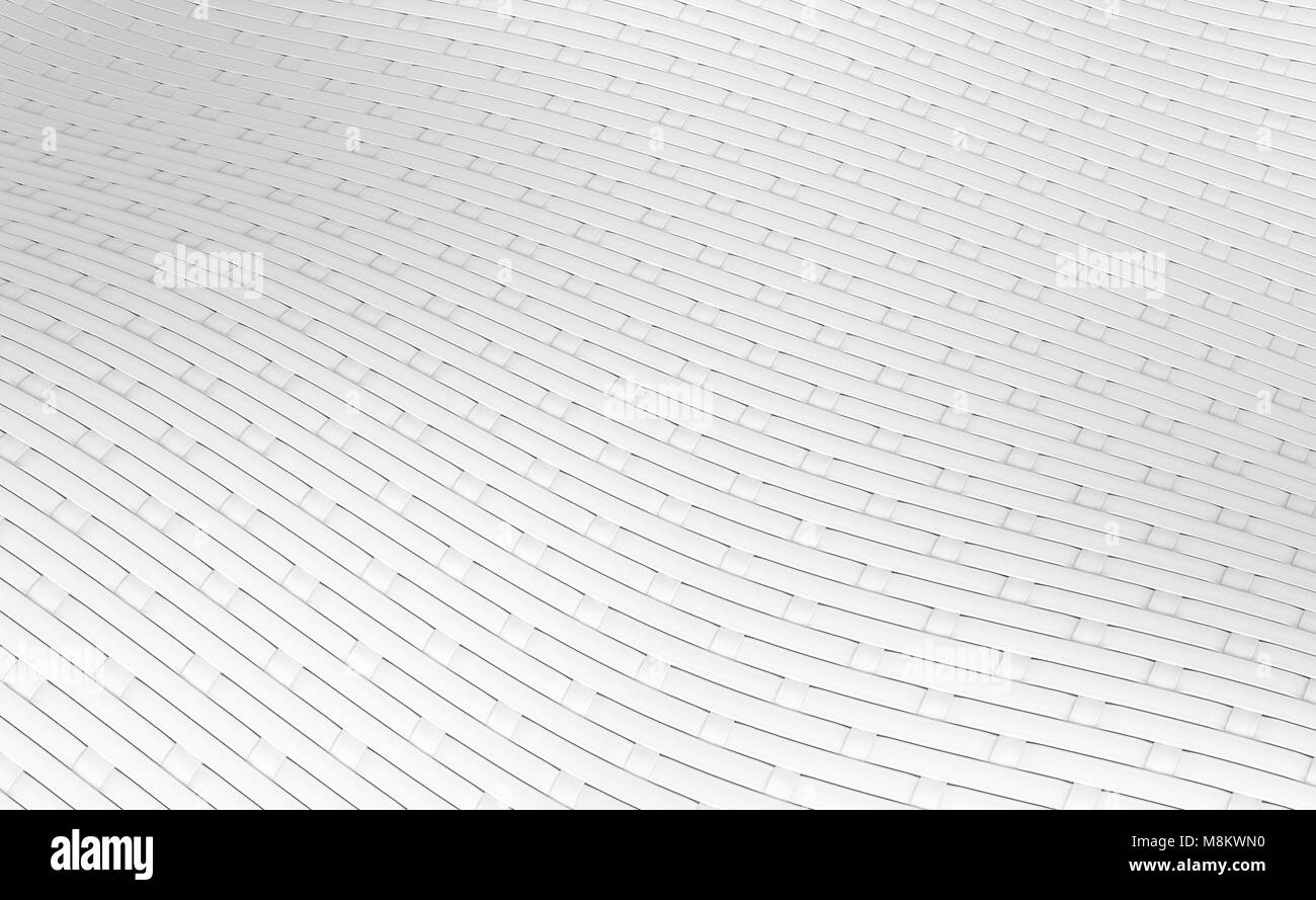 Blank fiber surface, interlaced structure pattern in 3d render, satin ...