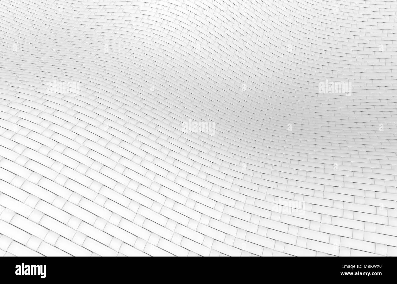 Blank fiber surface, interlaced structure pattern in 3d render Stock ...
