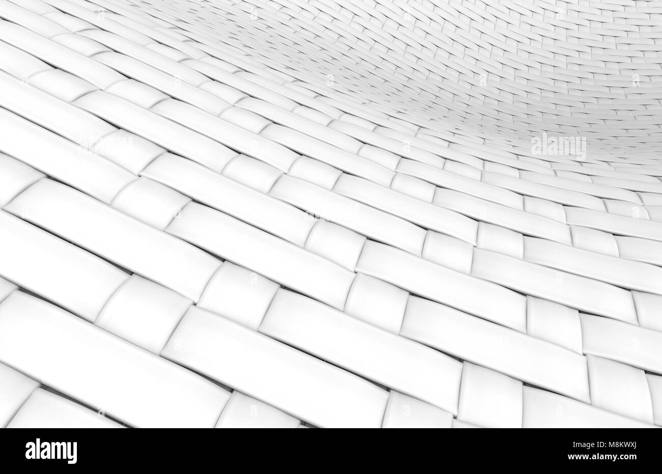 Blank fiber surface, interlaced structure pattern in 3d render Stock ...