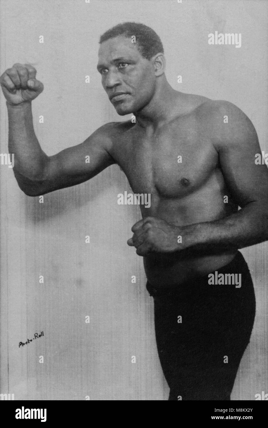 Portrait of Joe Jeannette ( 1879 - 1958 ) boxer - photography by Agence ...