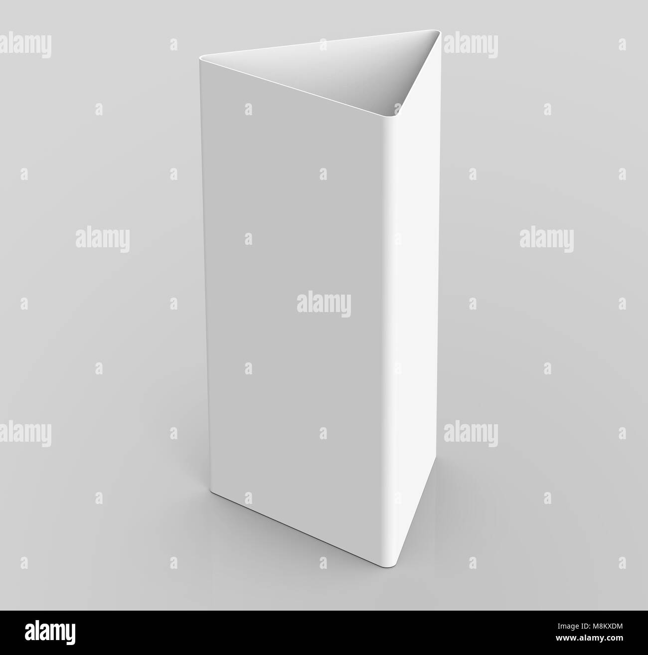 Blank table tent, 3d render table card mockup for design uses ...