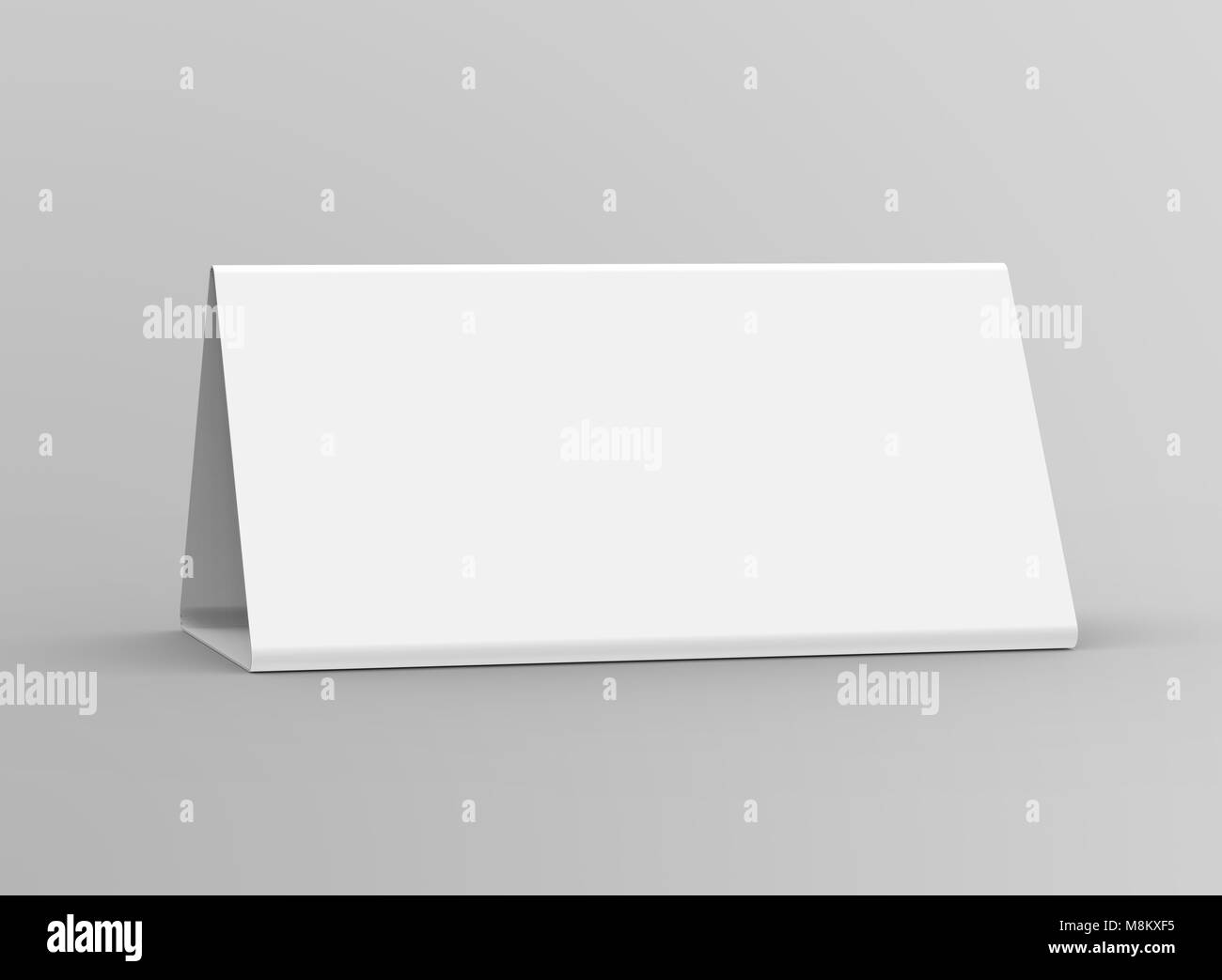 Triangular table tent hi-res stock photography and images - Alamy