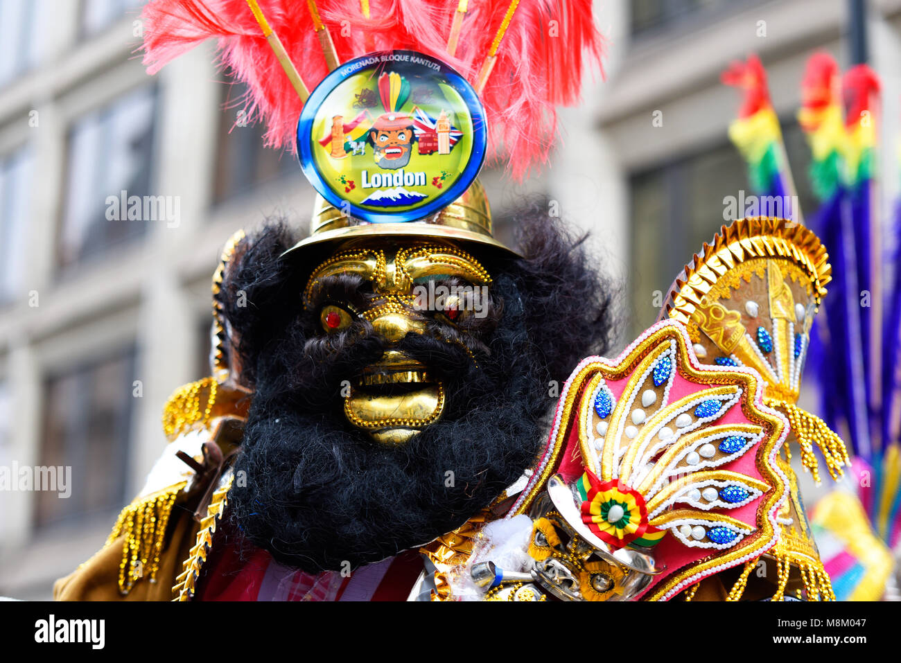 Morenada the dance of the bolivian hi-res stock photography and images ...